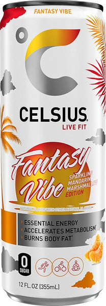Celsius Fantasy Vibe - 12oz Can Sparkling Energy Drink – CORE Sports ...