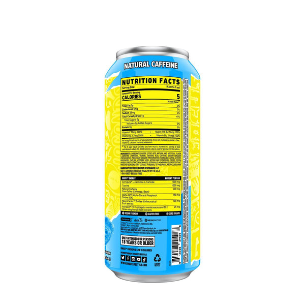 Ghost Energy Drink RTD Sourpatch Blue Raspberry – CORE Sports Nutrition