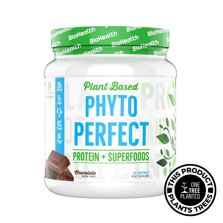 BioHealth Plant Based Phyto Perfect - Protein + Superfoods Powder Choc ...